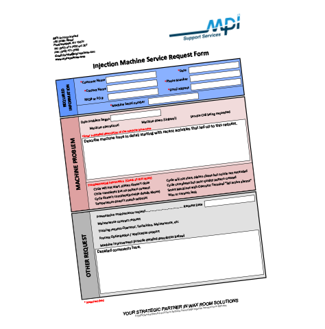 Injector-Service-Form - MPI Systems